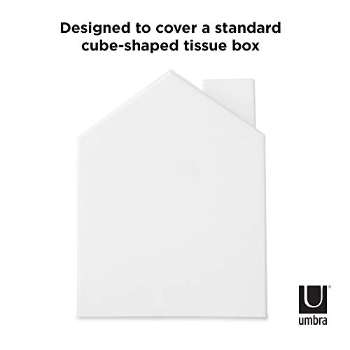 Umbra Casa Tissue Box Cover, White