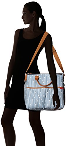 Skip Hop Duo Special Edition Carry All Travel Diaper Bag Tote with Multipockets, One Size, Blueprint Stripe