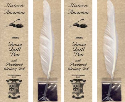 Quill Pen and Powdered Ink, Set of 2