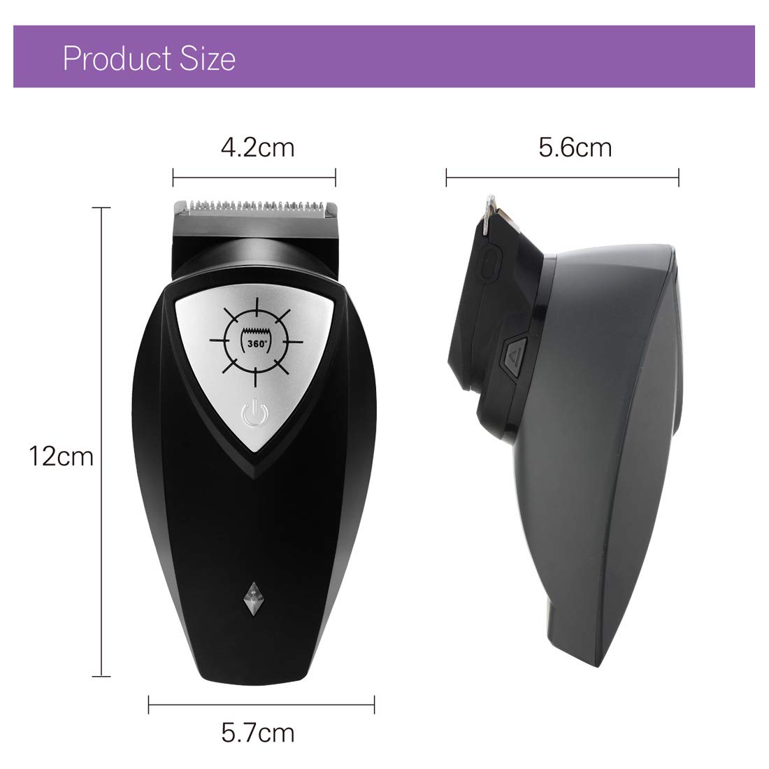 WMARK Do-it-Yourself Cordless Hair Clippers with 4 Guid Combs