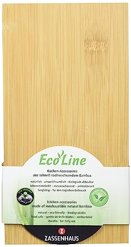 Zassenhaus Rectangular Knife Block Bamboo, Bamboo, 12 x 12 x 23 cm brown