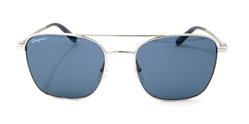 Sunglasses Salvatore Ferragamo SF 158 S 045 Silver/Light Blue