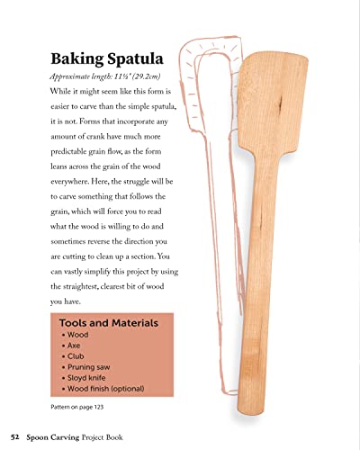 Spoon Carving Project Book: 15 Simple Designs for the Kitchen (Fox Chapel Publishing) Skill-Building Woodcarving Projects for Beginner to Intermediate Carvers for Spoons, Scoops, Dippers, and More