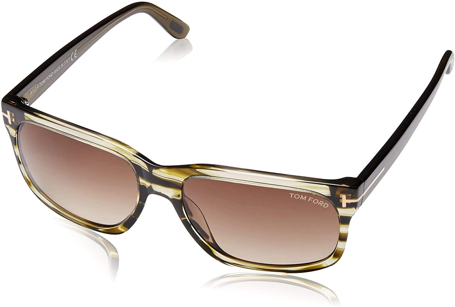 Sunglasses Tom Ford TF 376 FT0376 98K dark green/other / gradient roviex