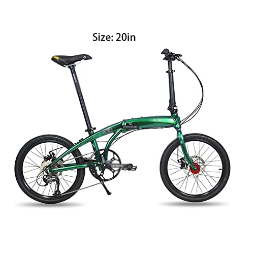 Wonzonezxc Bicycle Road Bike Bicycle Speed Folding Bicycle Aluminum Alloy Frame Bicycle Student Adult Mini Wheelset