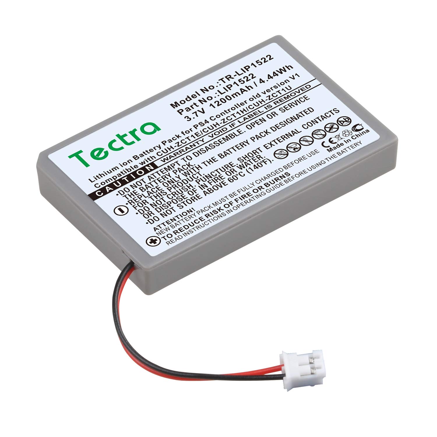 Tectra 1200mAh LIP1522 Replacement Li-ion Battery + Tools for Sony PS4 Playstation 4 Wireless Dual Shock Controller CUH-ZCT1E CUH-ZCT1U
