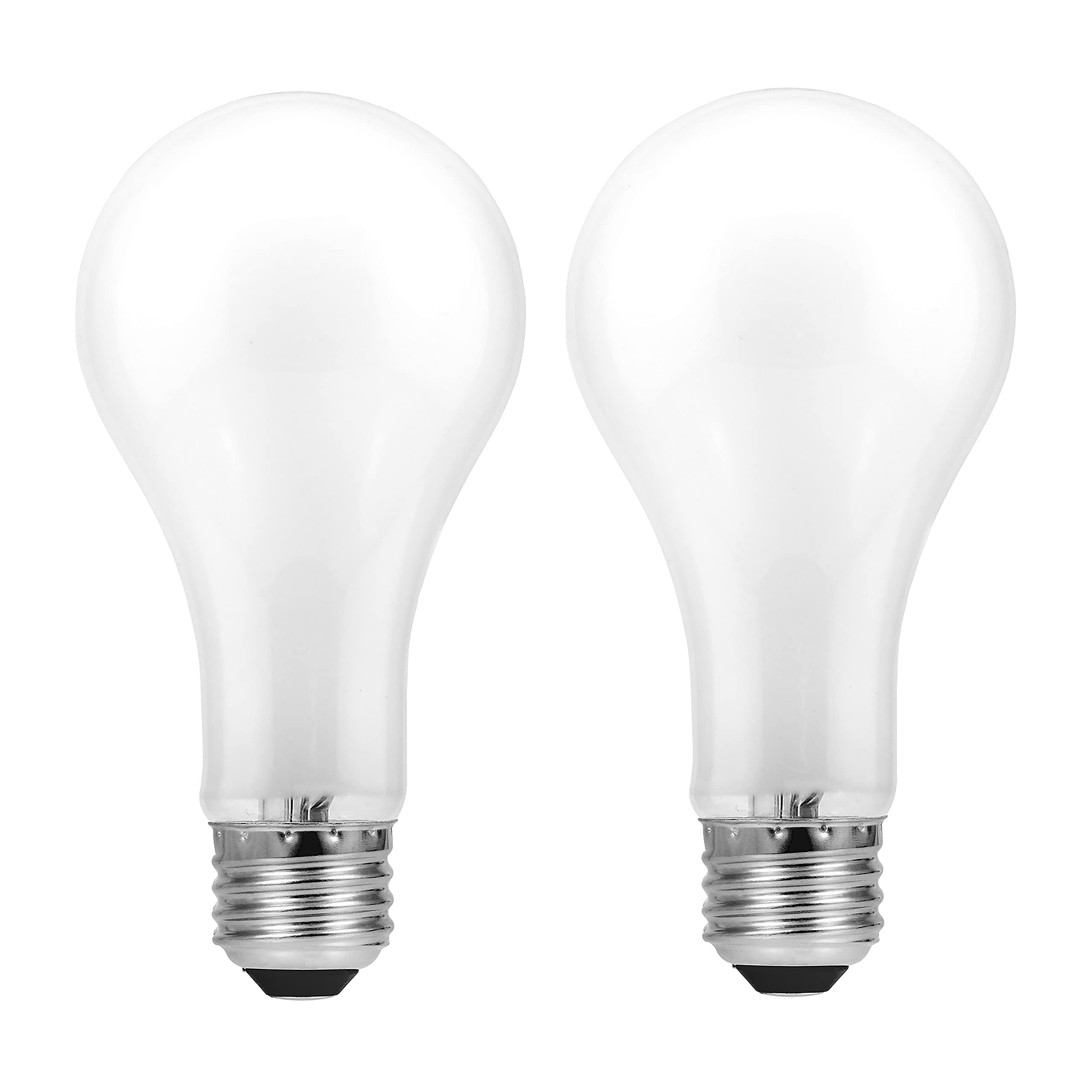 SYLVANIA Incandescent Double Life 3-Way A21 Bulb, 50/100/150W, 500/1350/1850 Lumens, Medium Base, 2850K, Soft White - 2 Pack (18167)