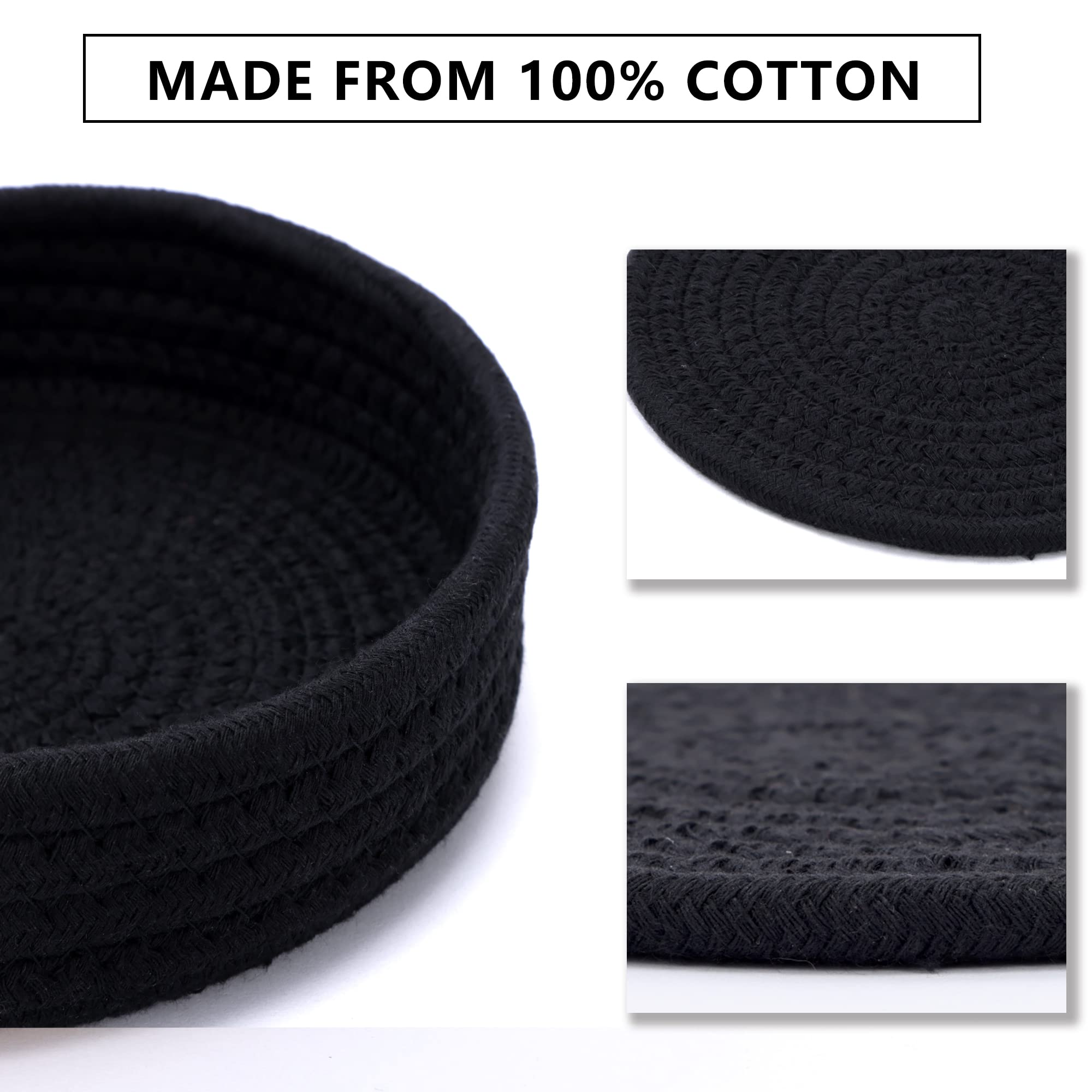 Trivets for Hot Dishes, Trivets for Hot Pots and Pans, 7 Inchs Hot Pads 5 Pcs and Storage Basket 1 Pack for Countertops, Pot Holders for Kitchen, Cotton Table Protector Hot Mats Heat Resistant (Green)