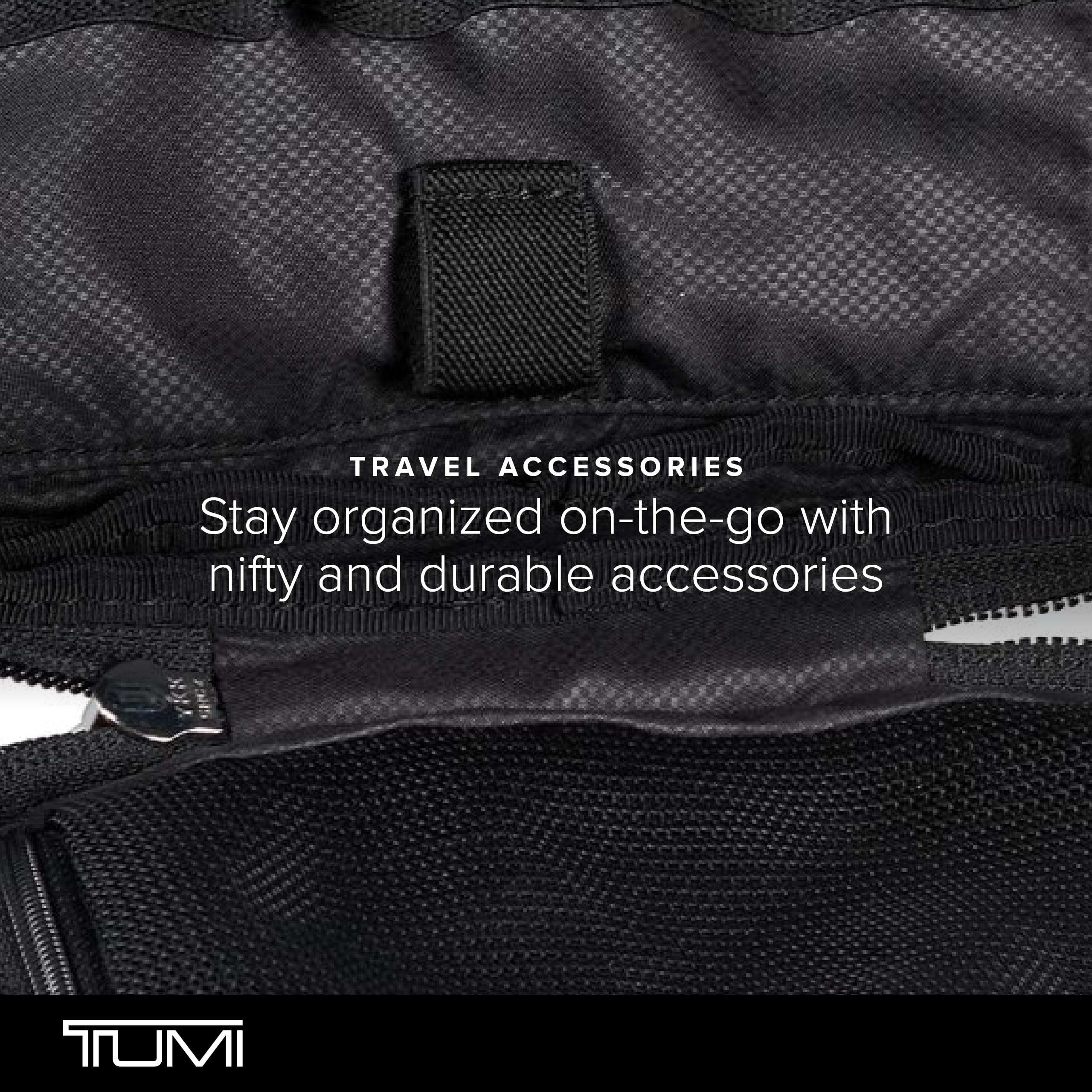 TUMI - Luggage Accessories Pouch - Travel Toiletry Bag for Men and Women - Small - Black