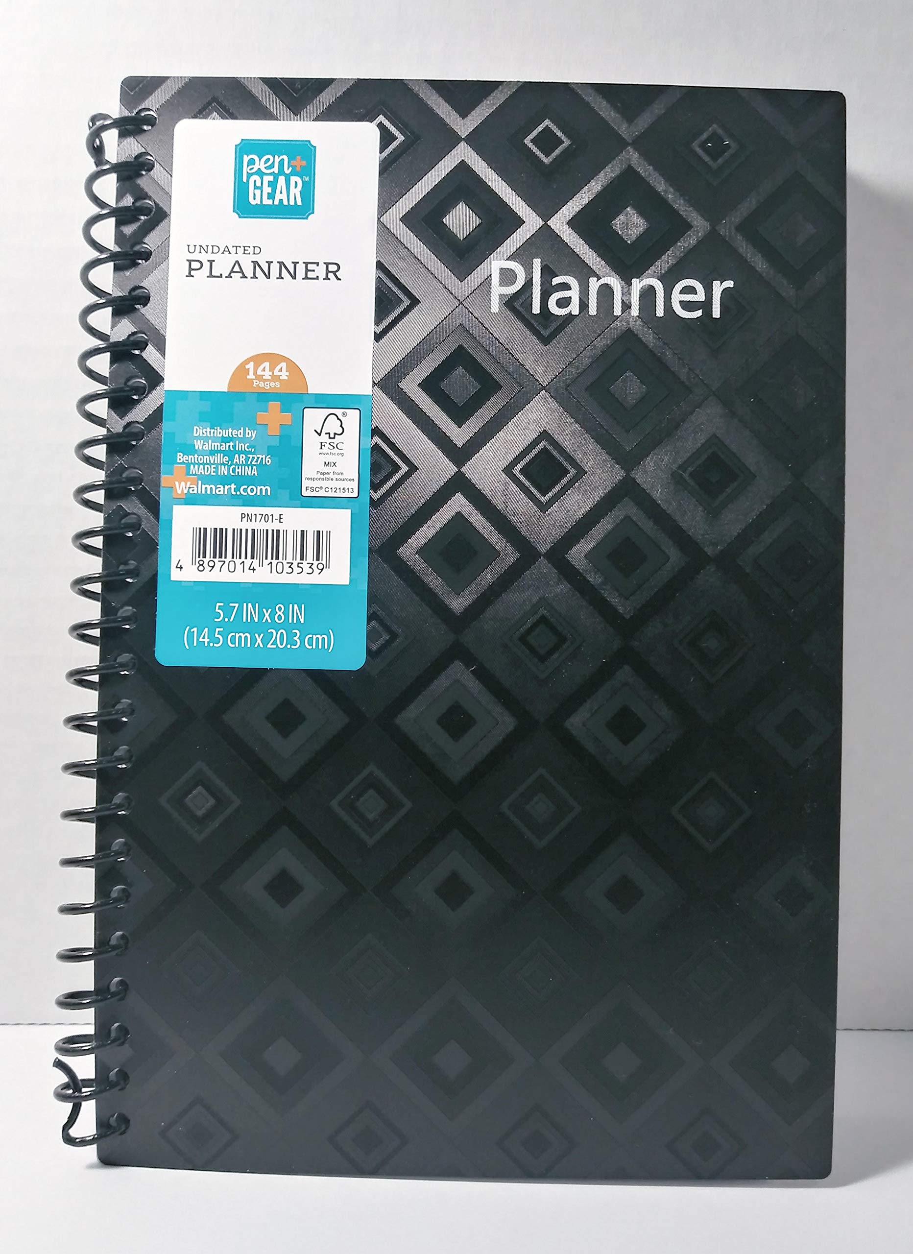 UNDATED Planner - Undated Weekly Monthly Planner for Any Year â Monthly & Weekly Planner 5.7" x 8.0" Plain & Simple 144 Pages