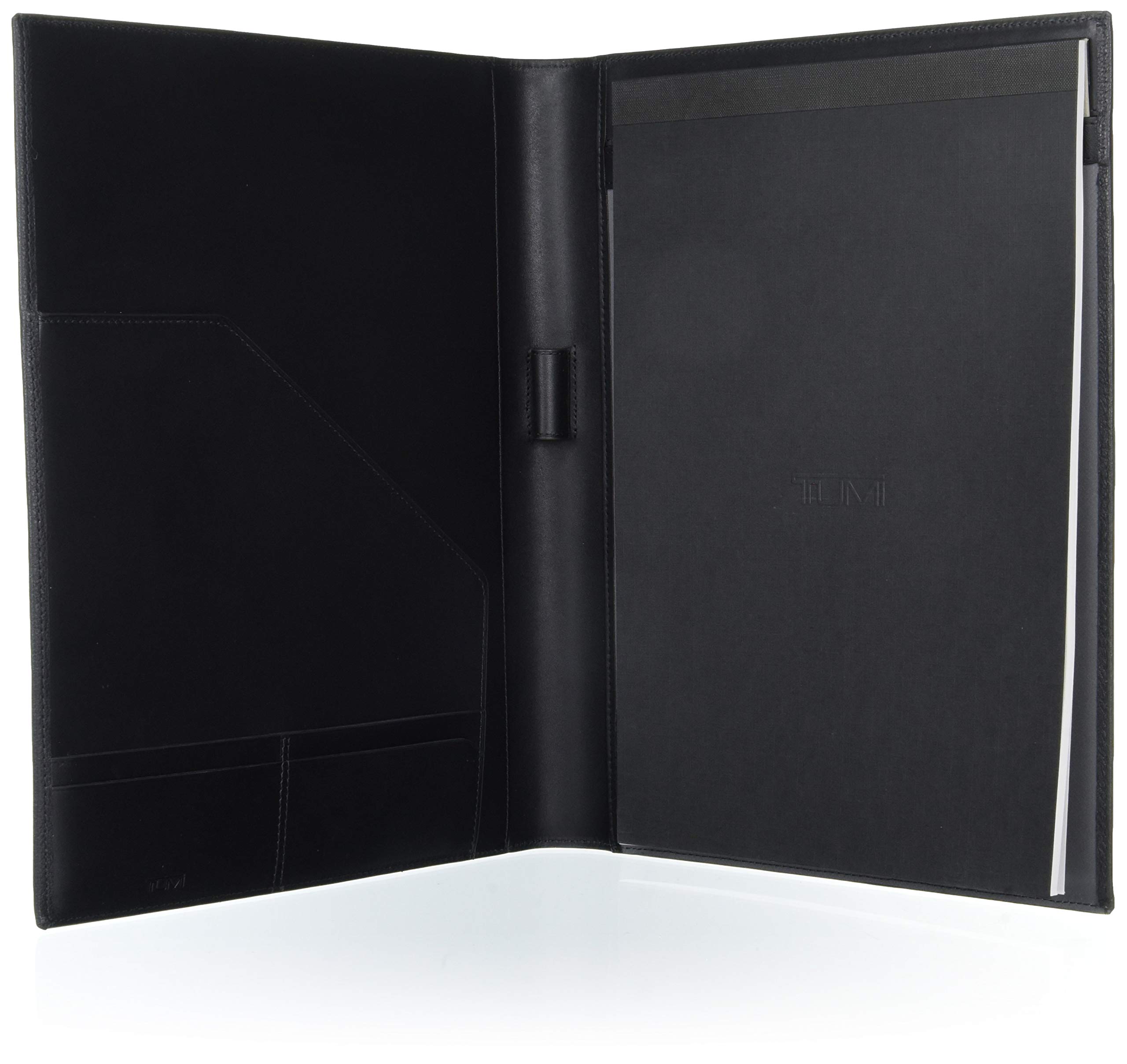 TUMI - Nassau Agenda Letter Pad for Men and Women - Black Texture [Unknown Binding]