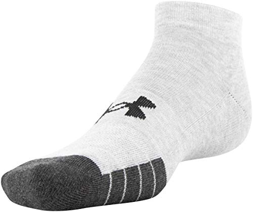 Under Armour Adult Performance Tech Low Cut Socks, Multipairs, Steel Assorted (6-Pairs), X-Large
