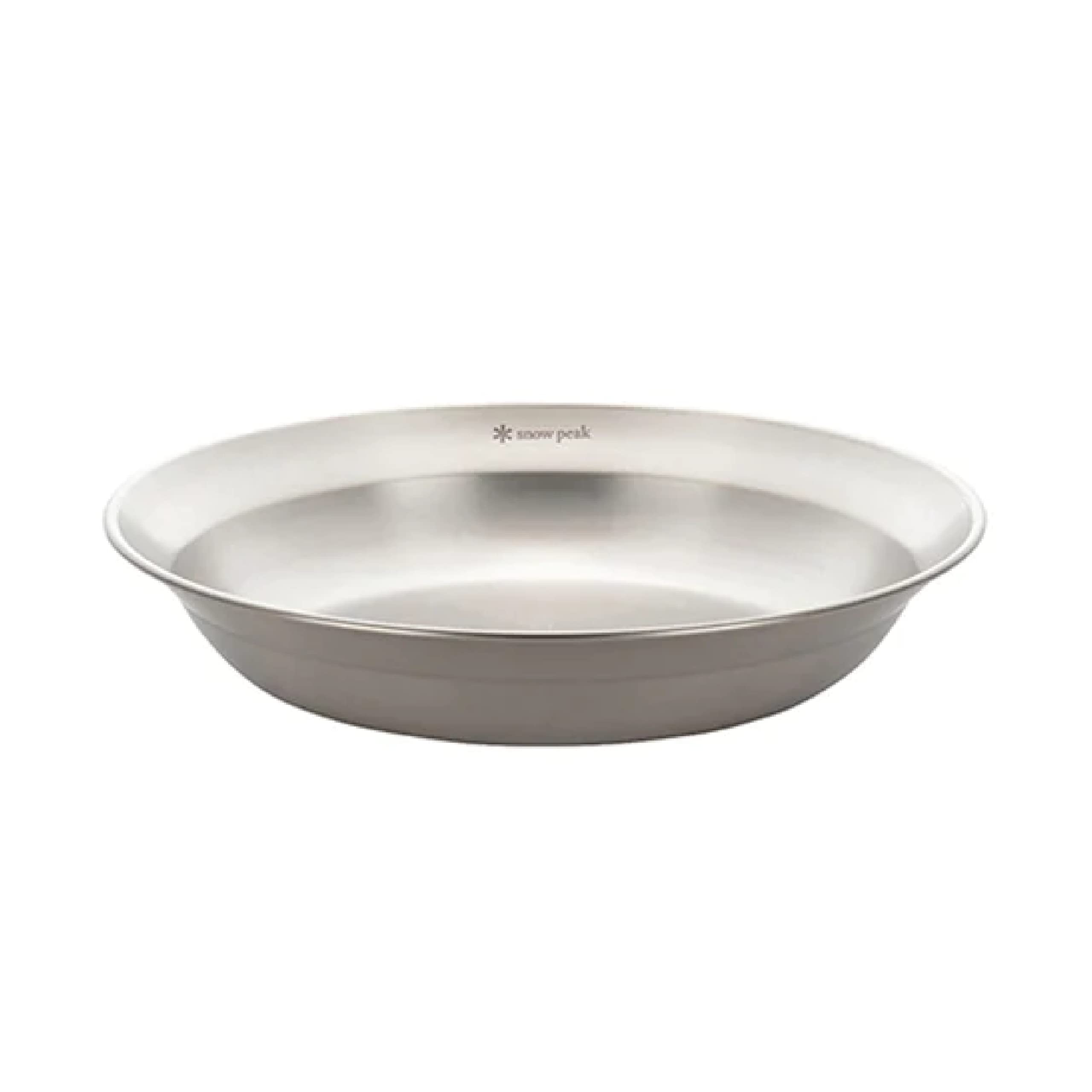 Snow Peak Tableware Dish, TW-032, Stainless Steel, Lightweight for Camping Everyday Use, Made in Japan, Lifetime Product Guarantee