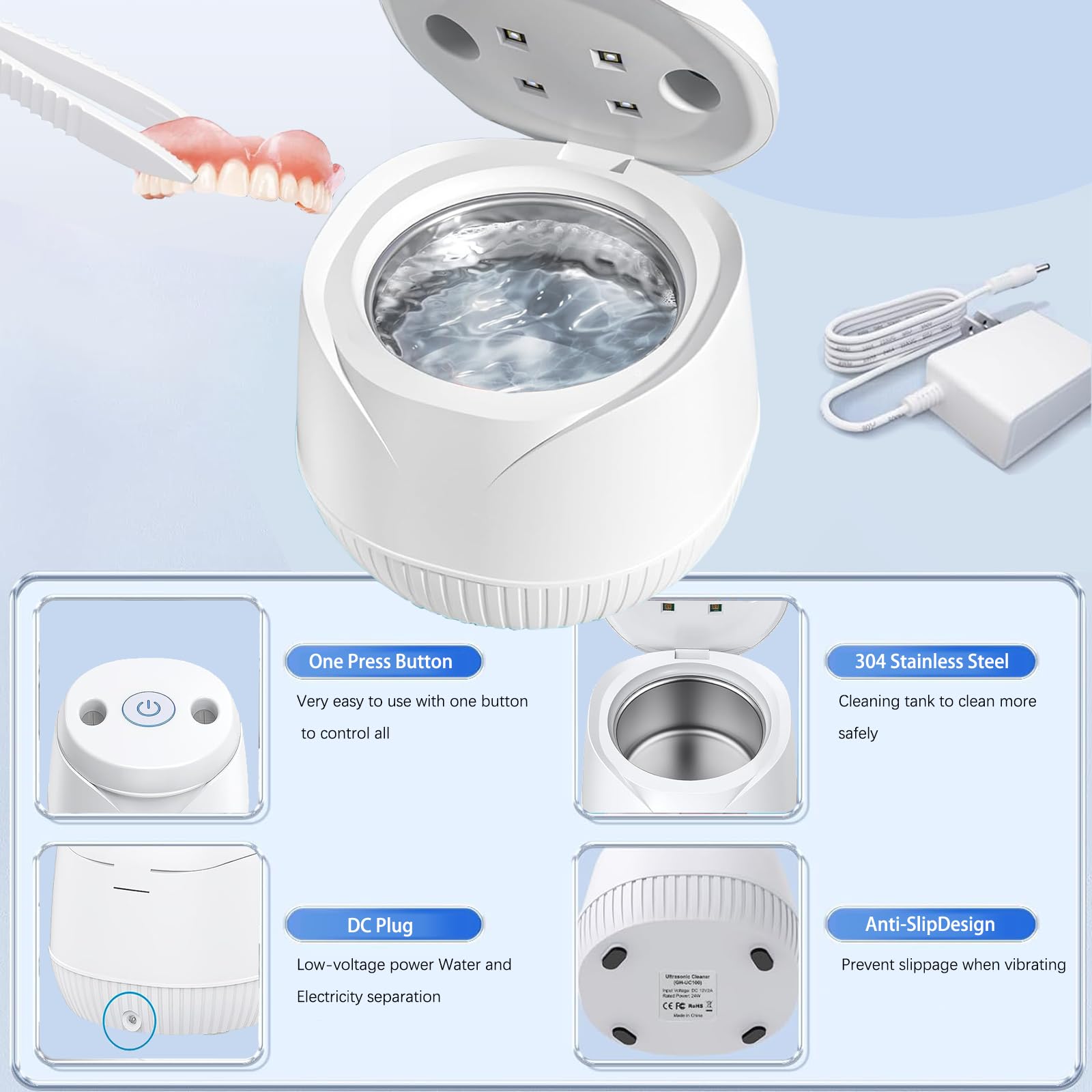 Ultrasonic Retainer Cleaner 211