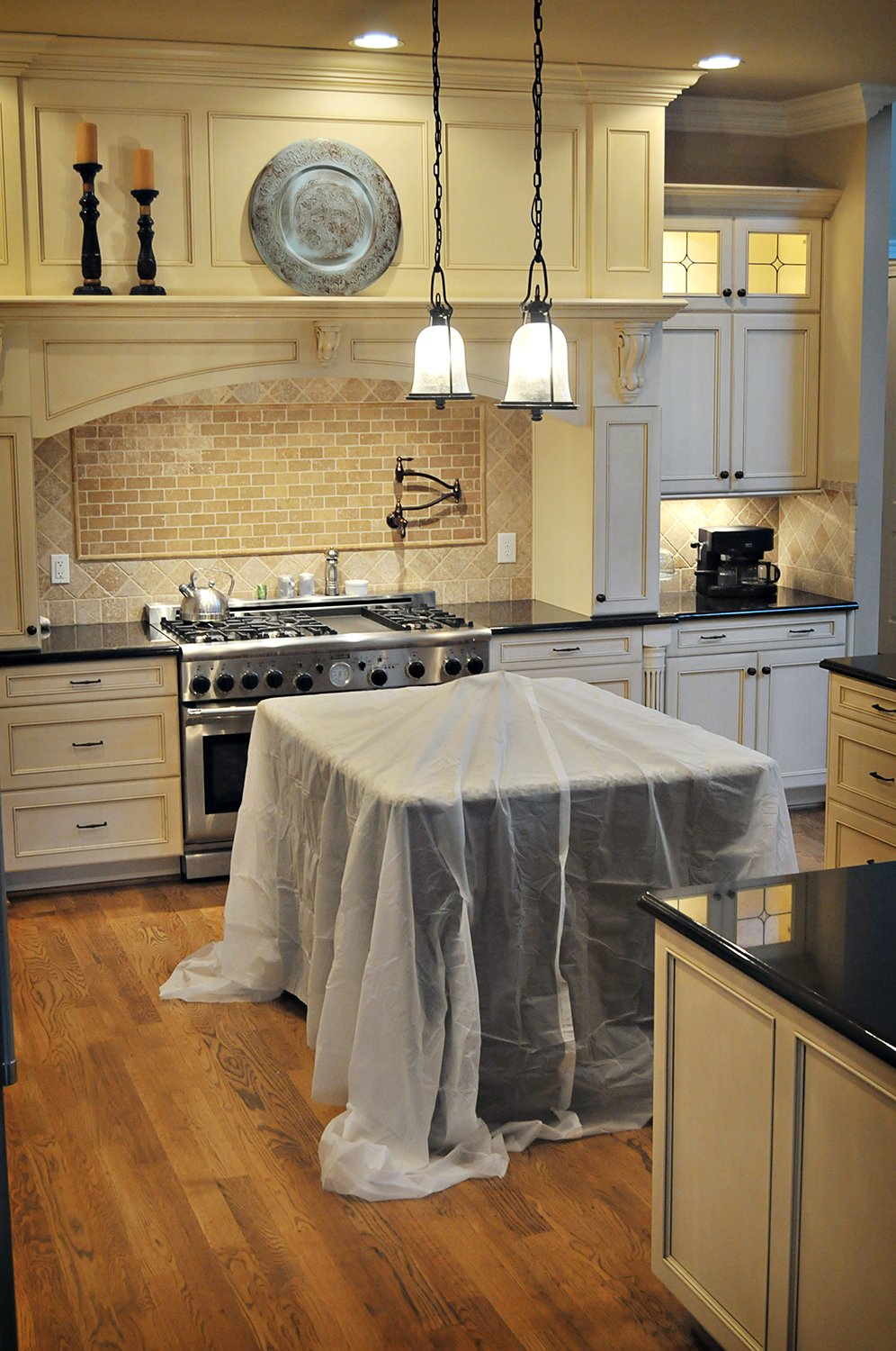 Trimaco 04301 Slip Resistant Dropcloth Stay Put Vinyl Drop Cloth, 9' x 12'