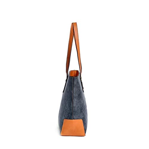ZSEDP Handbag Women's Bag Designer Retro Handbag Large Capacity Retro Messenger Bag (Color : D, Size