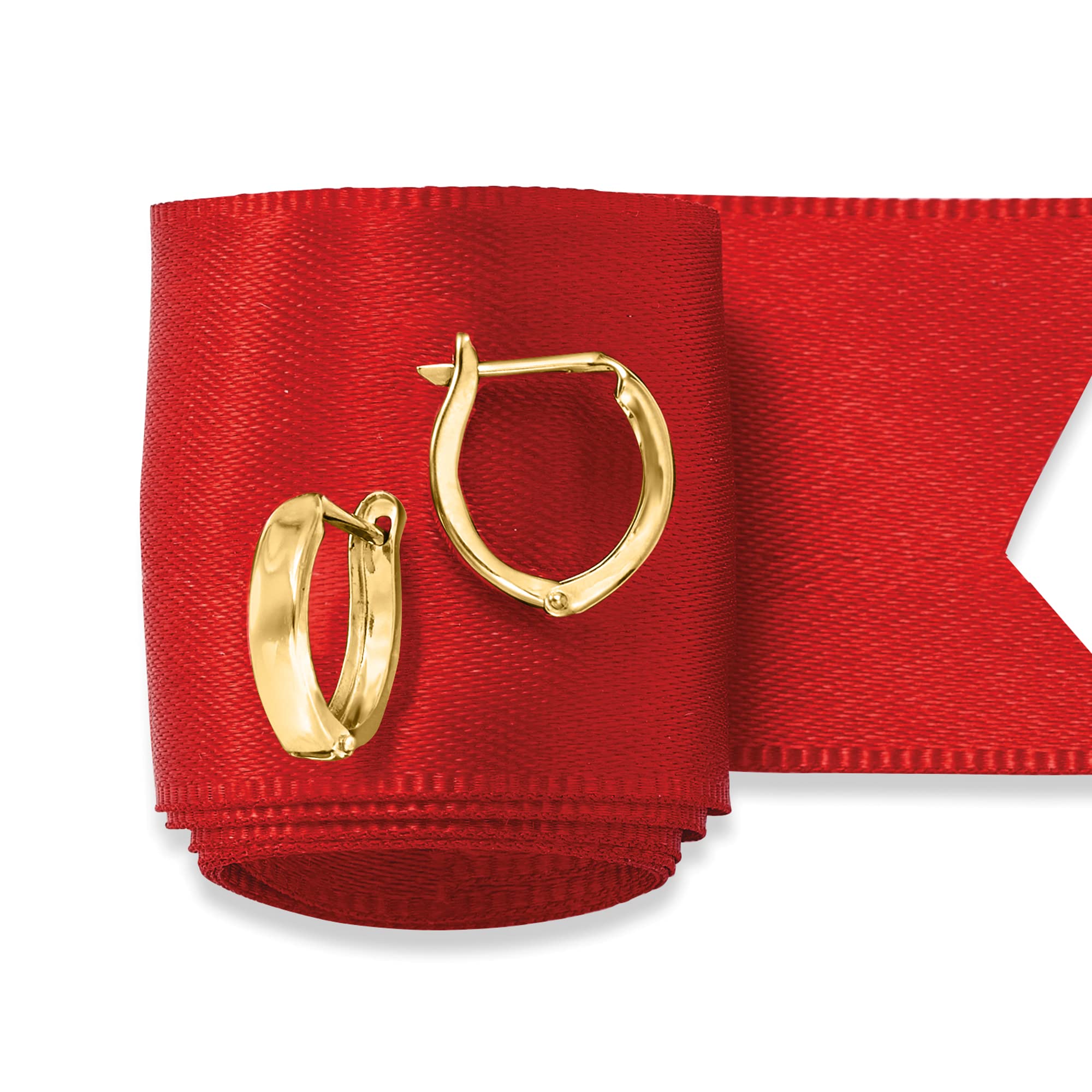 RS Pure by Ross-Simons 14kt Yellow Gold Huggie Hoop Earrings