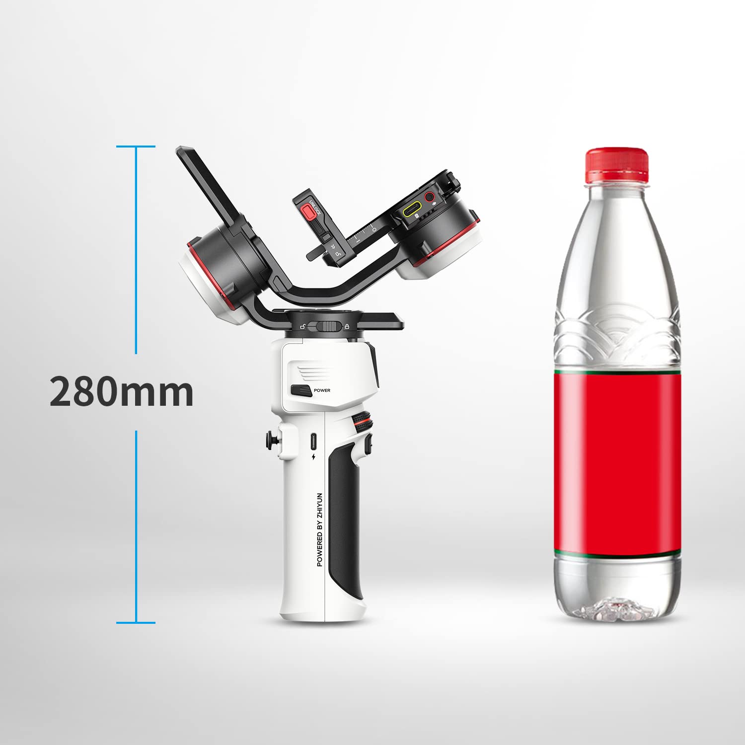Zhiyun Crane M3 Camera Stabilizer: 3-Axis Handheld Gimbal for DSLR Mirrorless Cameras & Action Camera, Compatible with Nikon, Sony, Canon, Panasonic, Fujifilm, Lightweight Design