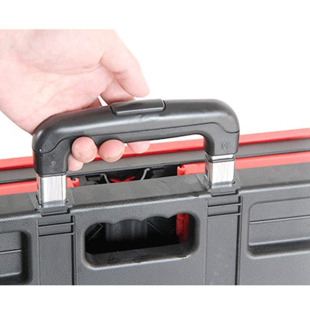 YGCBL Multifunction Portable Hand Trucks,Trolleyshopping Trolley Foldable Aluminum Alloy Engineering Plastic Red Pu Wheel Lightweight High Capacity, 20 Kg Load,B