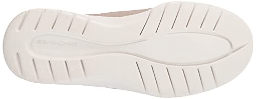 Skechers womens On-the-go Flex Canvas Mule Boat Shoe, Taupe, 6 US