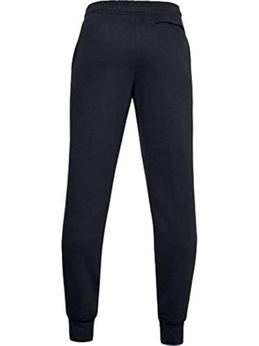 Under Armour Boys Rival Fleece Joggers , Black (001)/Onyx White , Youth Large