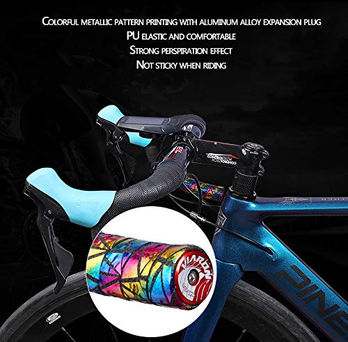 SQINAA Bike Handlebar Tape Galaxy Bicycle Handle Bar Wrap for Road Cycling Handlebars with Comfortable Grip