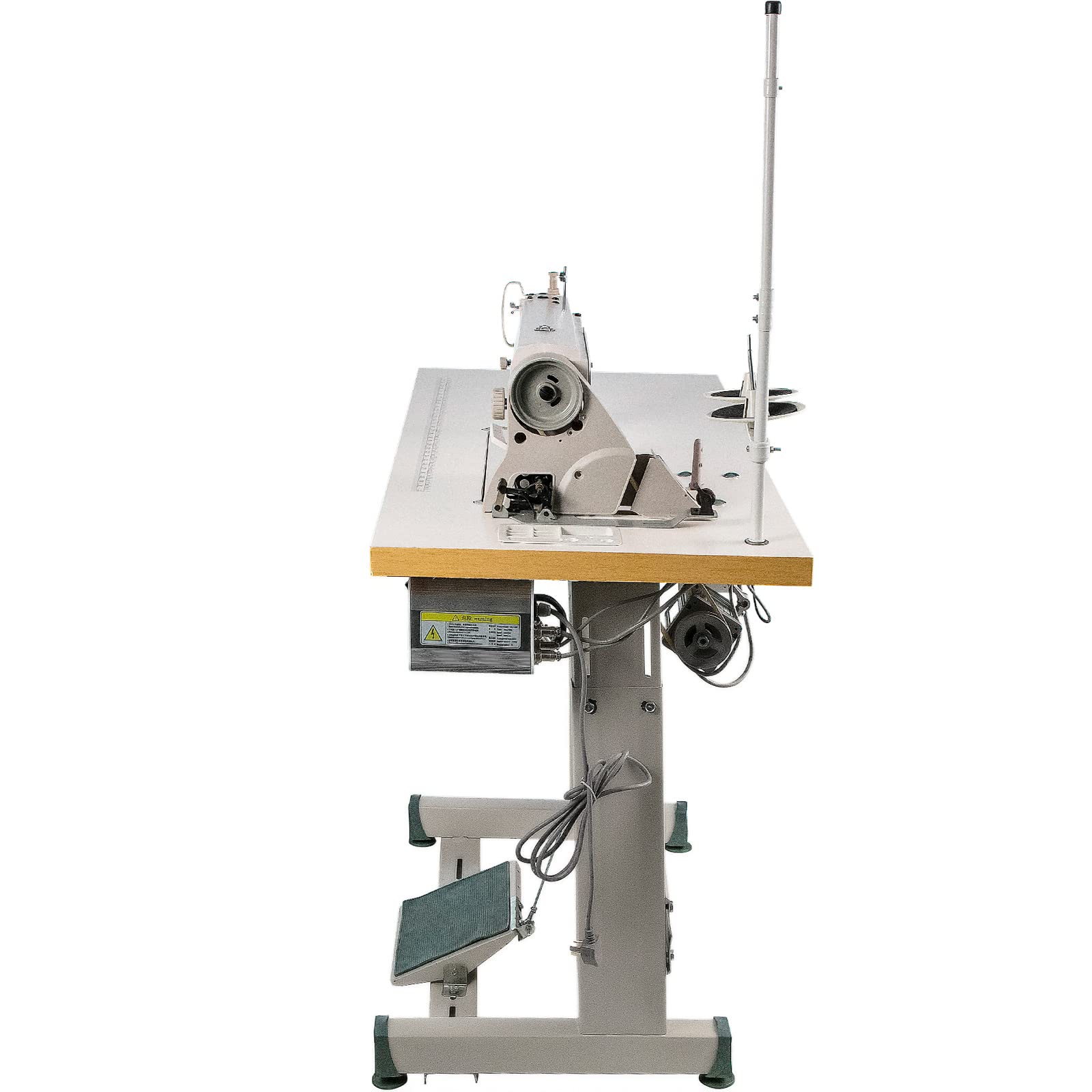 VEVOR Industrial Sewing Machine DDL8700 Lockstitch Sewing Machine with Servo Motor + Table Stand Commercial Grade Sewing Machine for Sewing