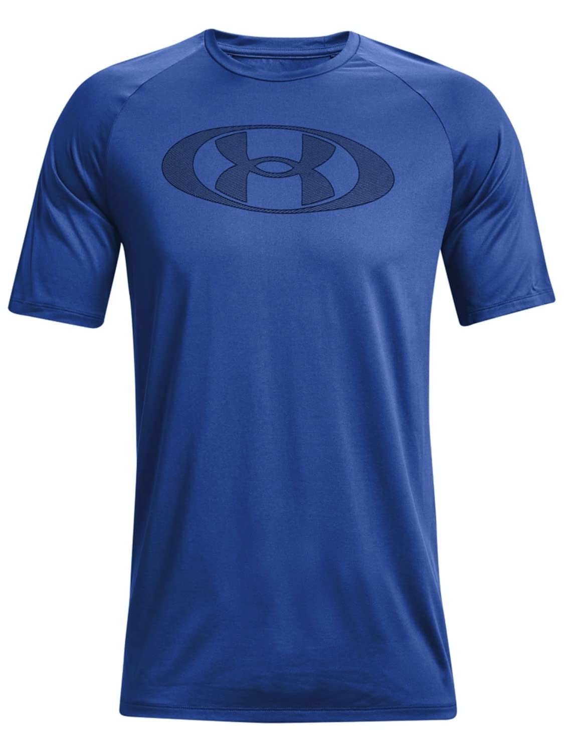 Under Armour Men's Tech 2.0 Lockertag Short Sleeve T-Shirt, Tech Blue (432)/Black, Large
