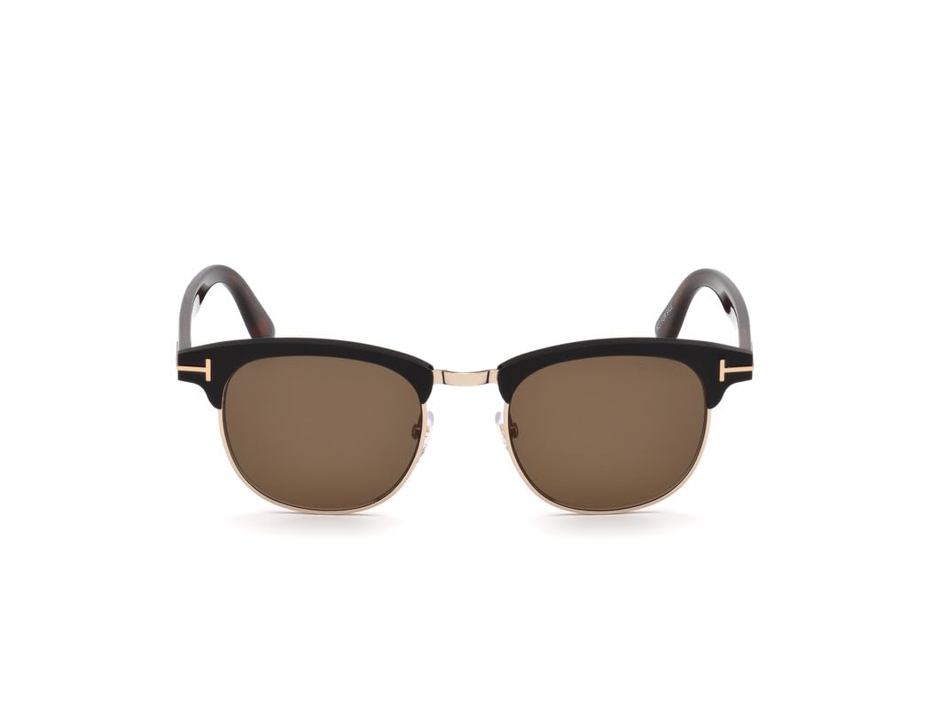 Tom Ford FT0623 02J Matte Black Laurent Retro Sunglasses Lens Category 3 Size 5