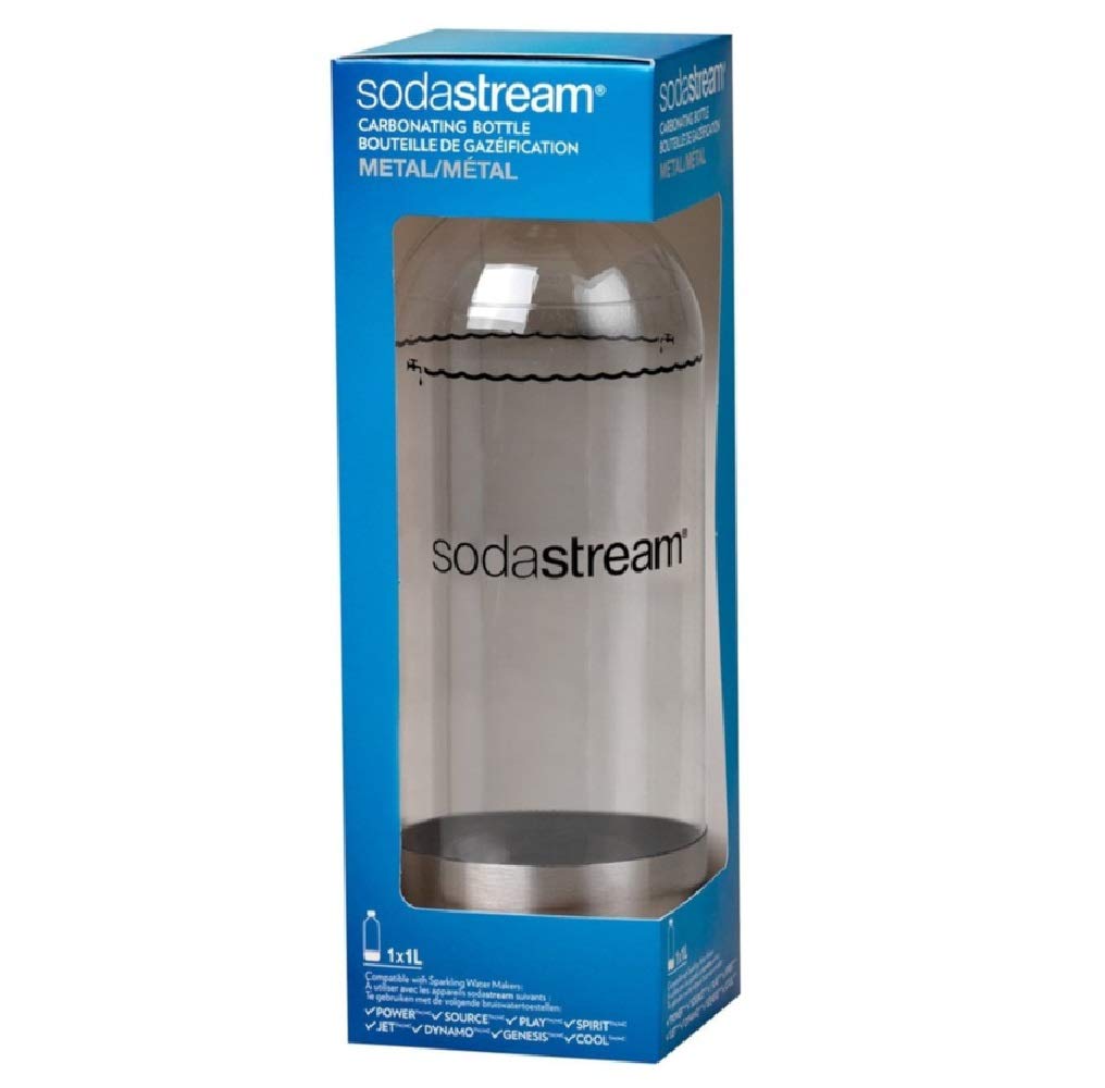 Sodastream 1 L Ss Carbonating Bottle 1041194010
