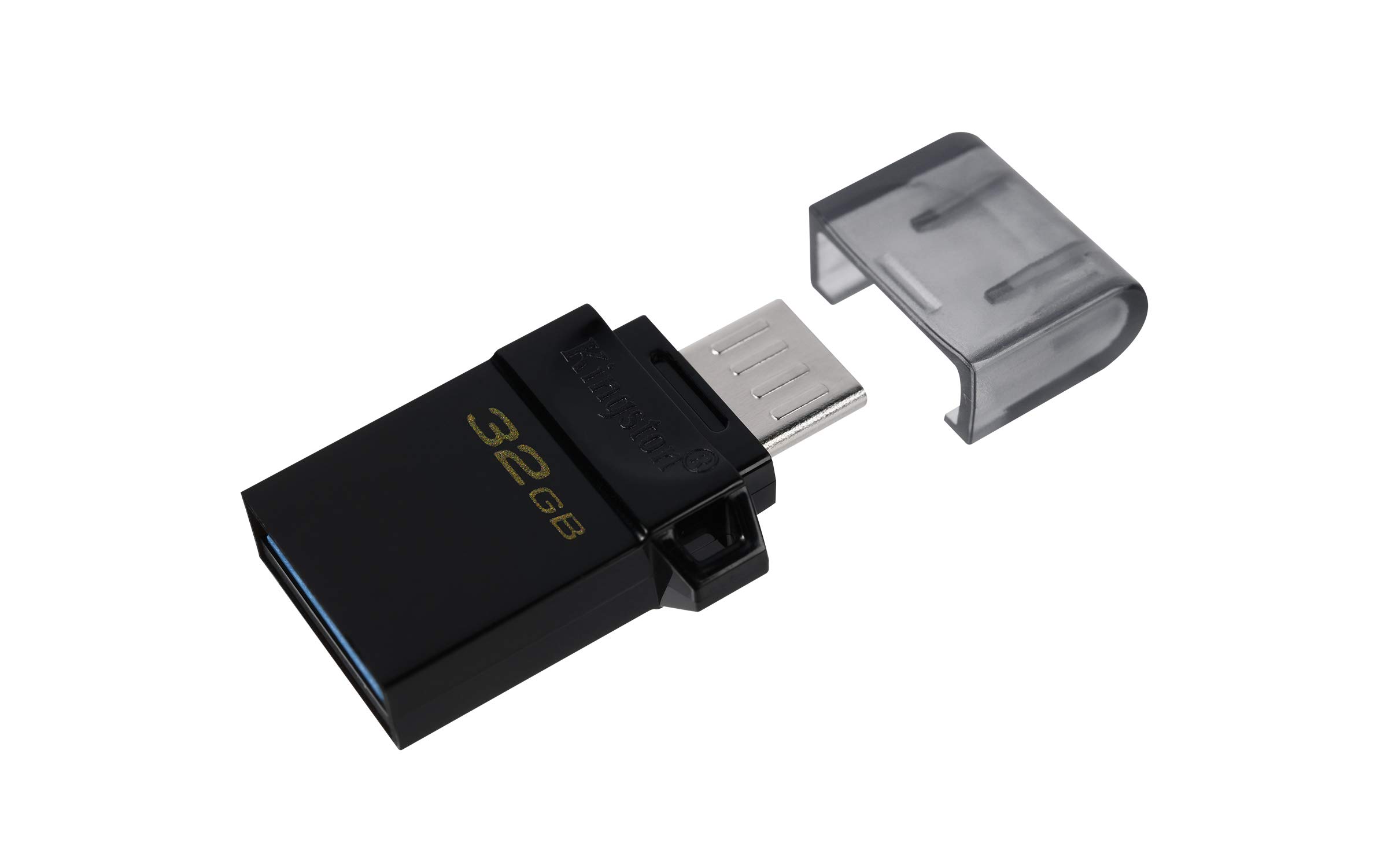Kingston 128GB DataTraveler microDuo3 G2 Flash Drive + microUSB Supports USB OTG Functionality for Tablets and Smart Phones DTDUO3G2/128GB
