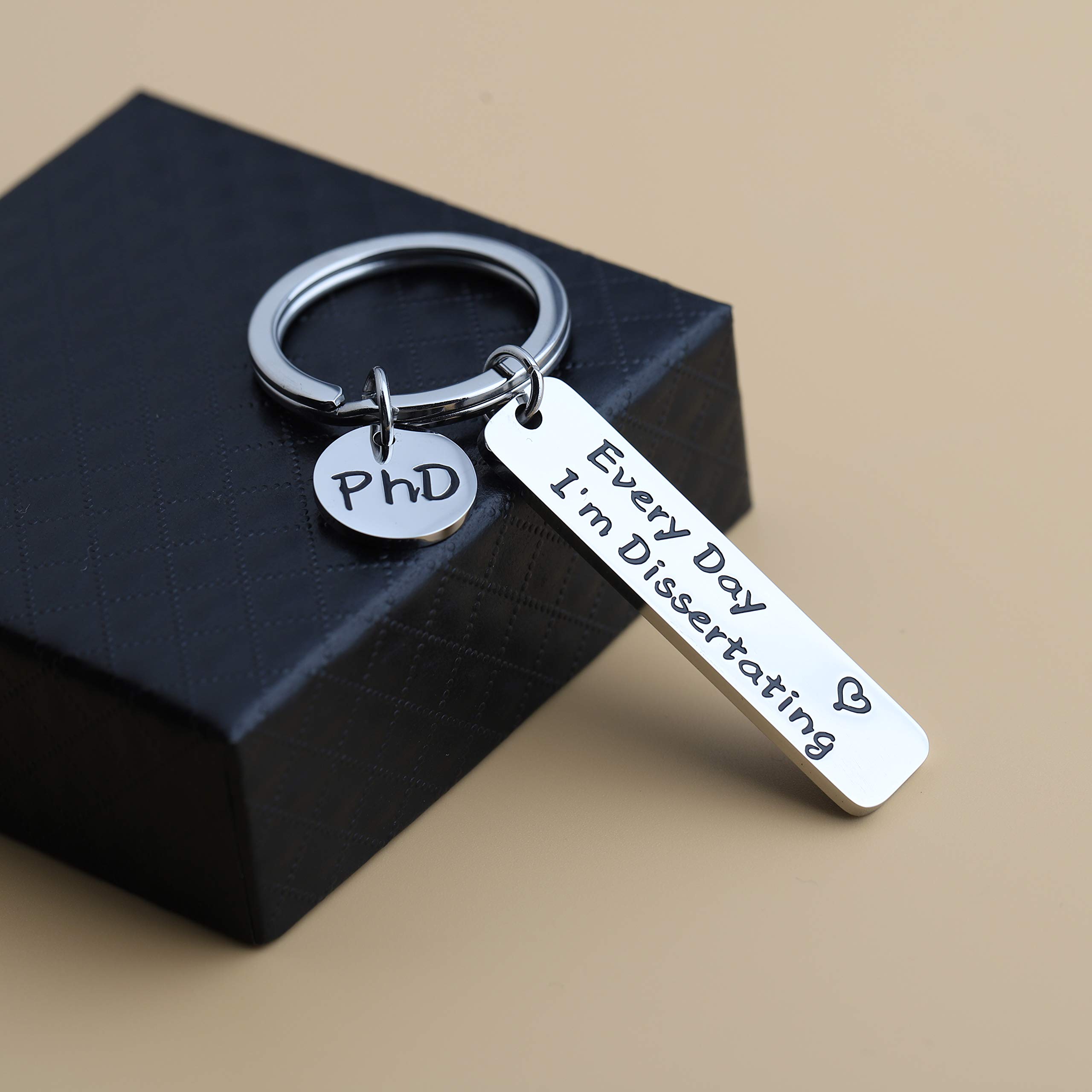TGBJE PhD Gift PhD Student Gift Every Day I'm Dissertating Keychain Dissertation Gift Graduate Student Gift (I'm Dissertating)