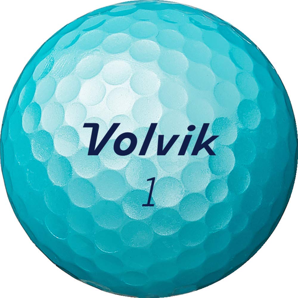 Volvik Solice Half-Dozen Golf Balls, Blue/White