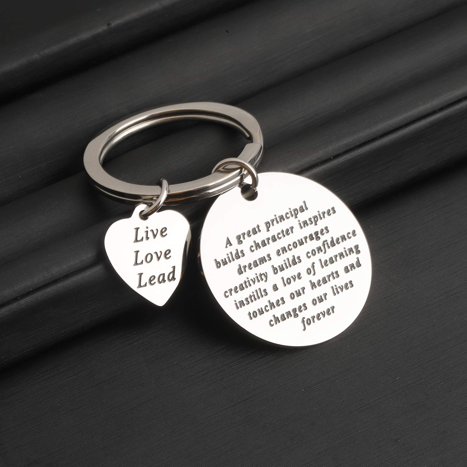 TGBJE School Principal Gift A Truly Great Principal Is Hard To Find Difficult To Part With And Impossible To Forget Keychain Retirement Gift Thank You Gift (B-Principal Keychain)