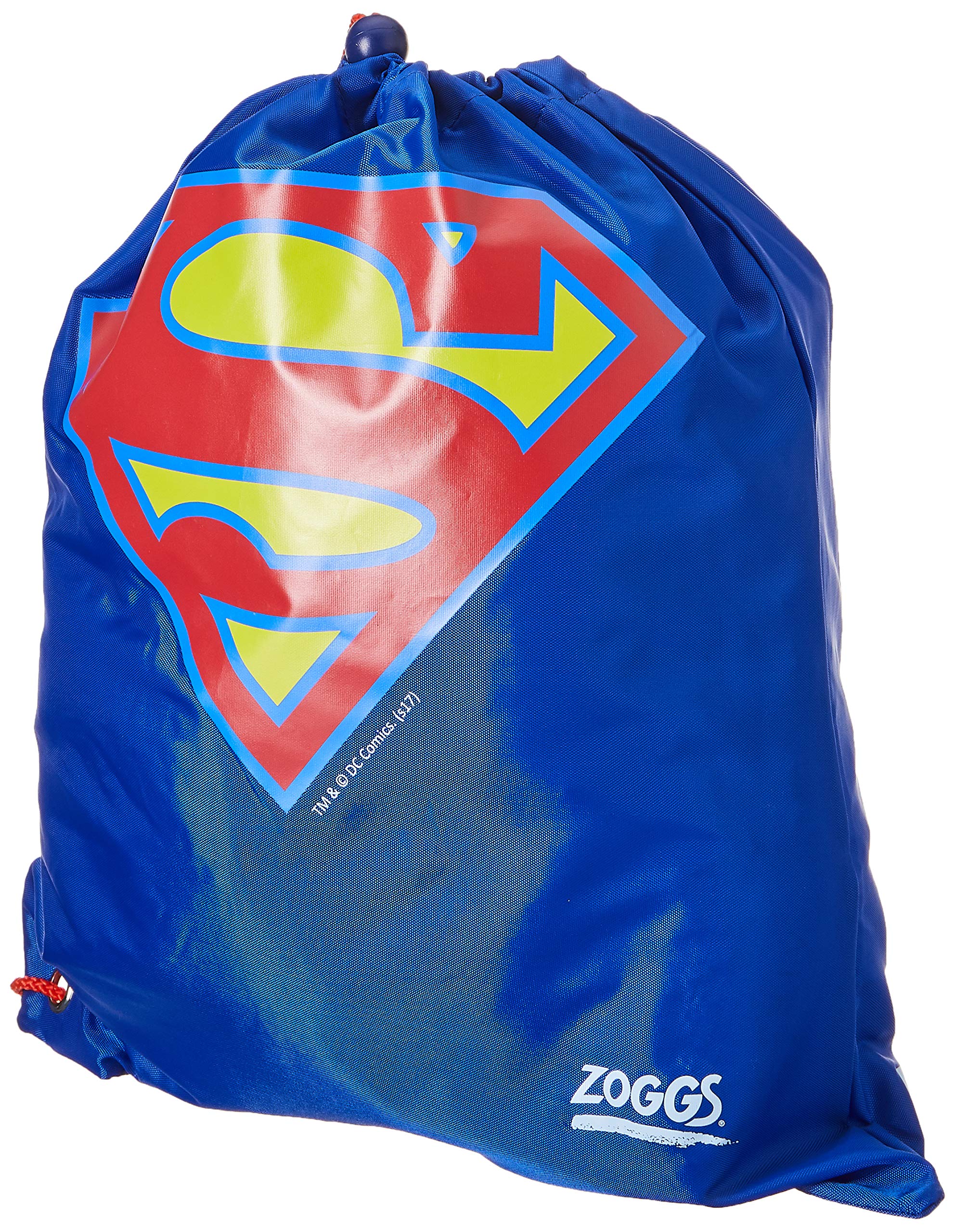 Zoggs Kids DC Super Heroes Superman Junior Swimming Rucksack - Blue/Yellow/Red, 3 Years+