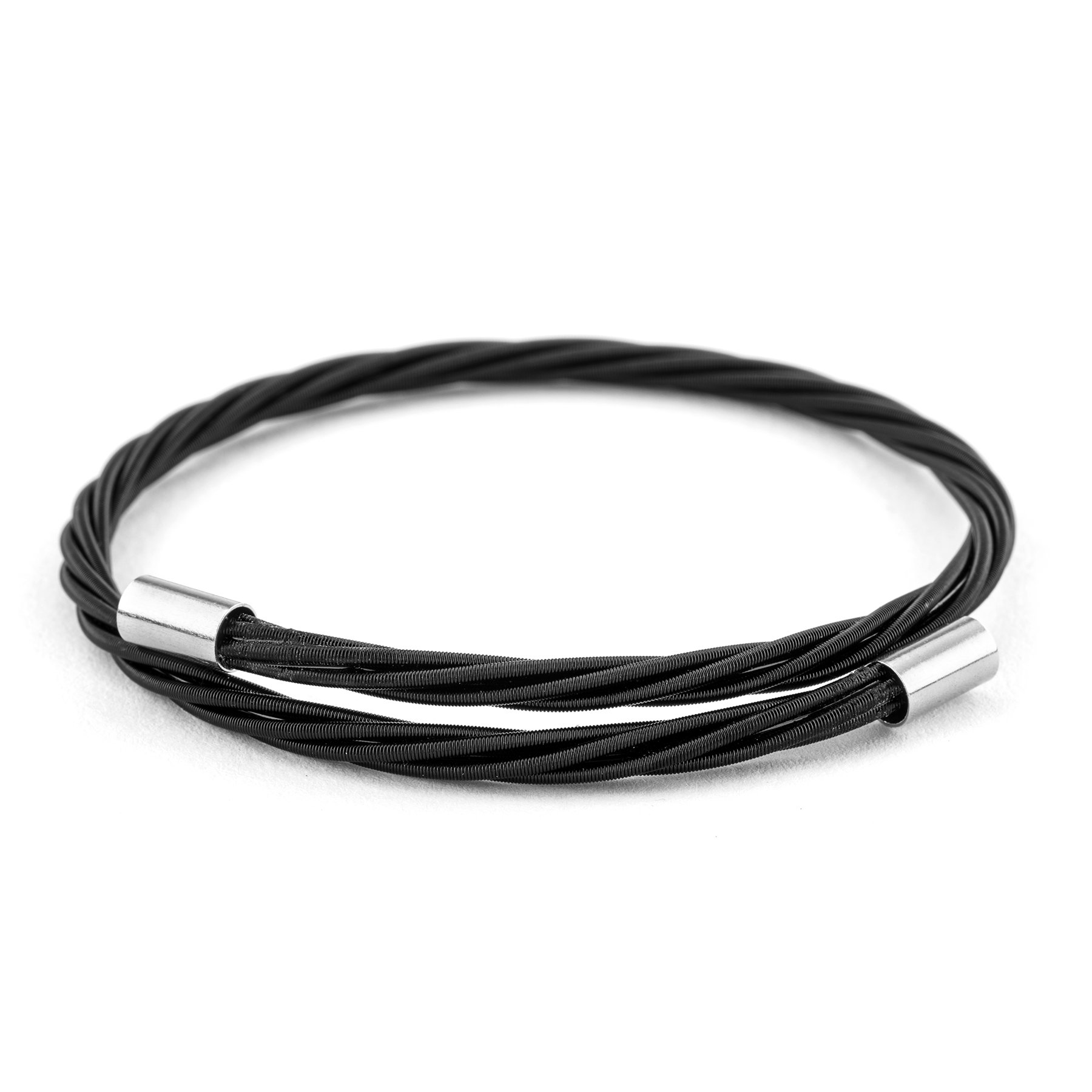 Wear Your Music - Guitar String Bracelet (Trio - Silver, Gold & Black)