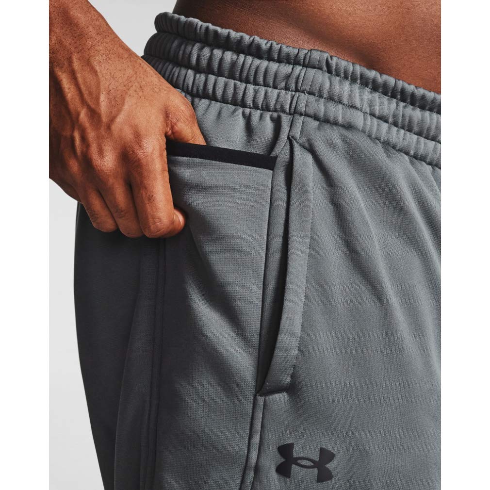 Under Armour Mens Armour Fleece Pants , Pitch Gray (012)/Black , Medium