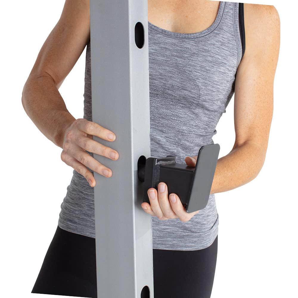 Weider Platinum Olympic Weight Bench and Rack with Adjustable Spotting Arms and Integrated Leg Developer