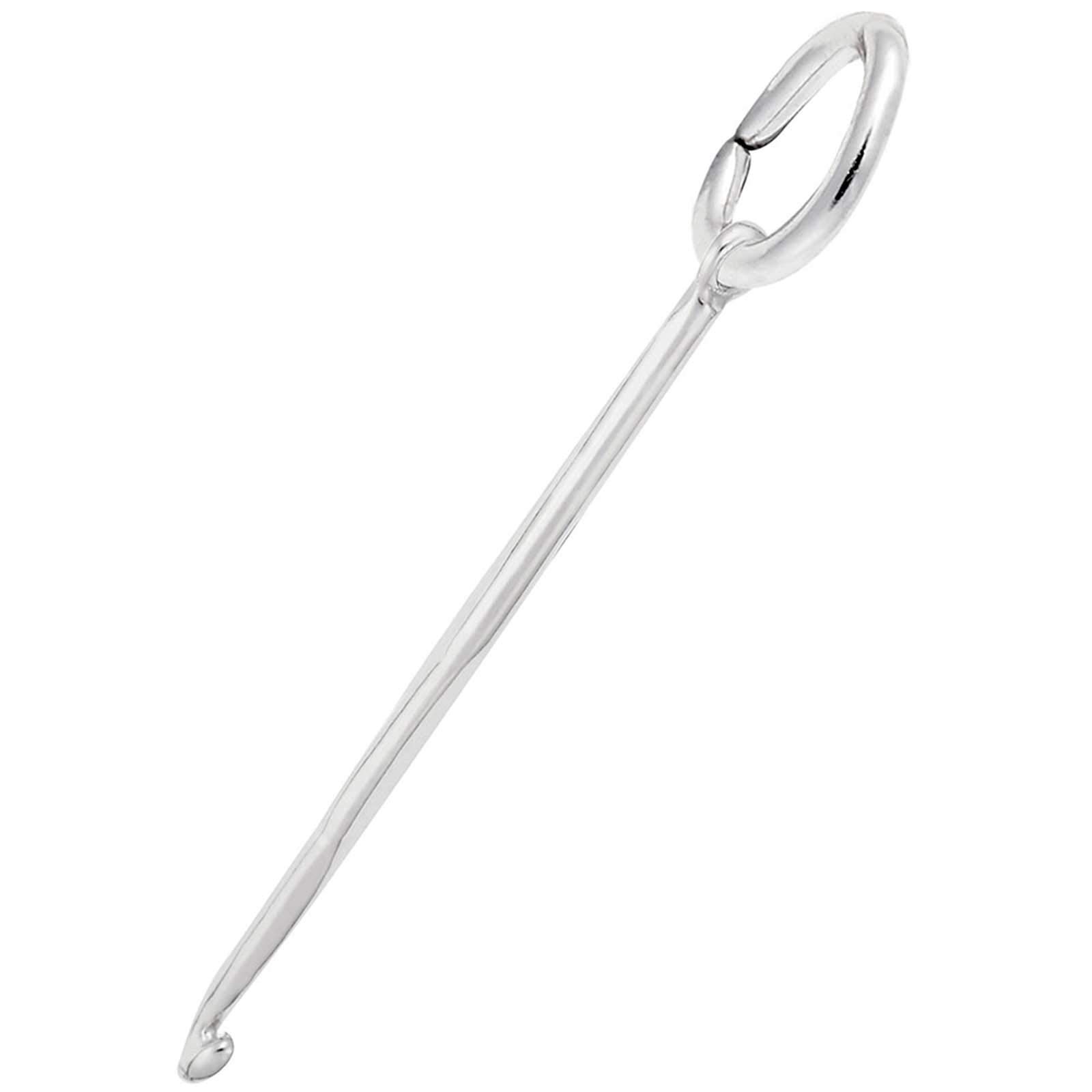 Rembrandt Charms Crochet Hook Charm, Sterling Silver