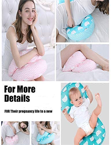 WEILORI U-Shaped Pregnancy Pillow for Pregnant Women ,Support for Back, Hips, Legs, Belly for Maternity Women,Maternity Pillow with Removable Cotton Cover,8 Patterns Option