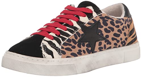 STEVEN by Steve Madden Women's Rubie Sneaker, Leopard, 6.5