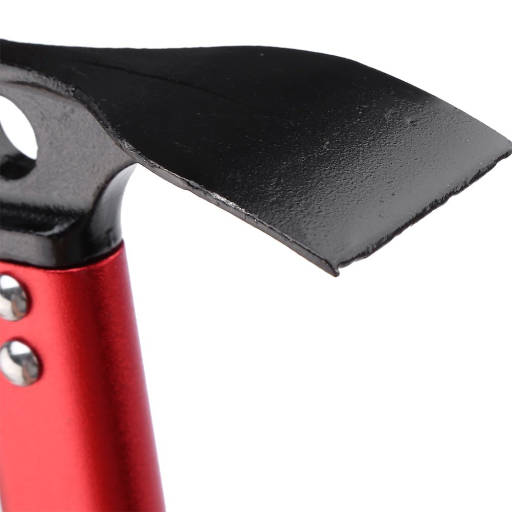 Tent Peg Puller Outdoor Camping Tent Peg Stake Puller Extractor Multi-function Camping Tool (Color : Red)