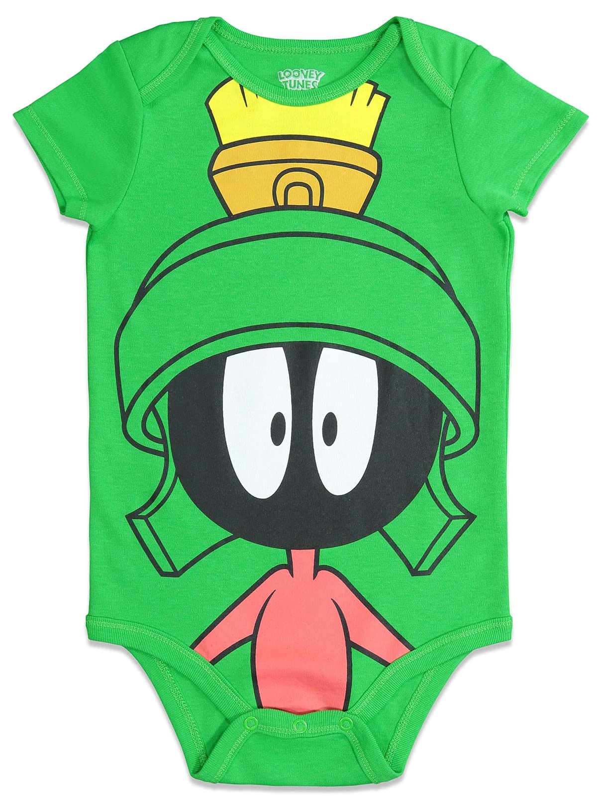 WARNER BROS LOONEY TUNES Buggs Bunny Marvin the Martian Daffy Duck Infant Baby Boys 5 Pack Bodysuits Multi 12 Months