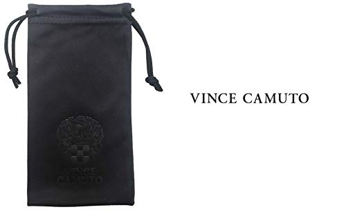 Vince Camuto womens Vc963 Glamorous UV Protective Square Sunglasses Wear Year Round Luxe Gifts for Women 59 mm, Black, mm US