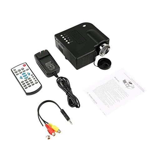 ZYZMH Mini Projector, Projector with Synchronize Smart Phone Screen,Portable HD Mini Projector Home Cinema Cinema