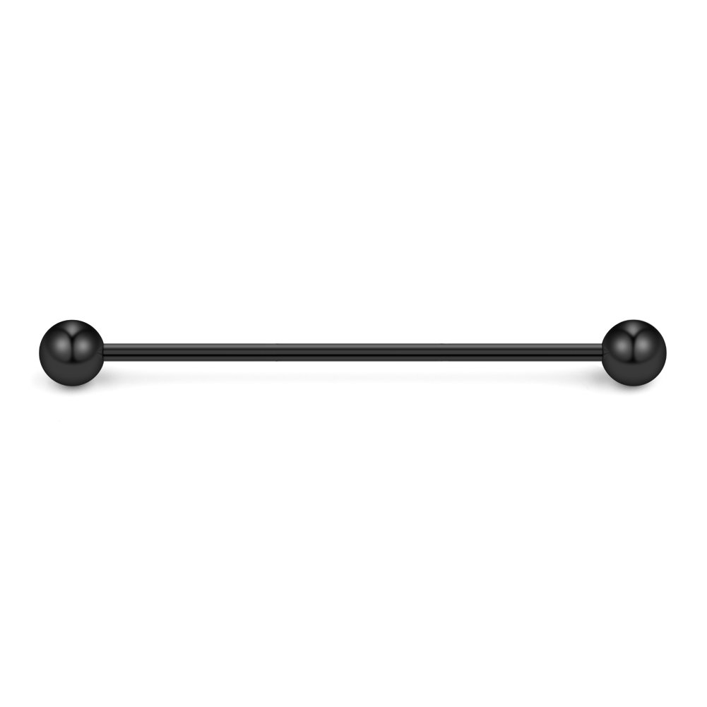 Ruifan 16 Gauge Industrial Barbell Cartilage Earring Body Piercing Jewelry 1 1/2 Inch(38mm) - Mix Color