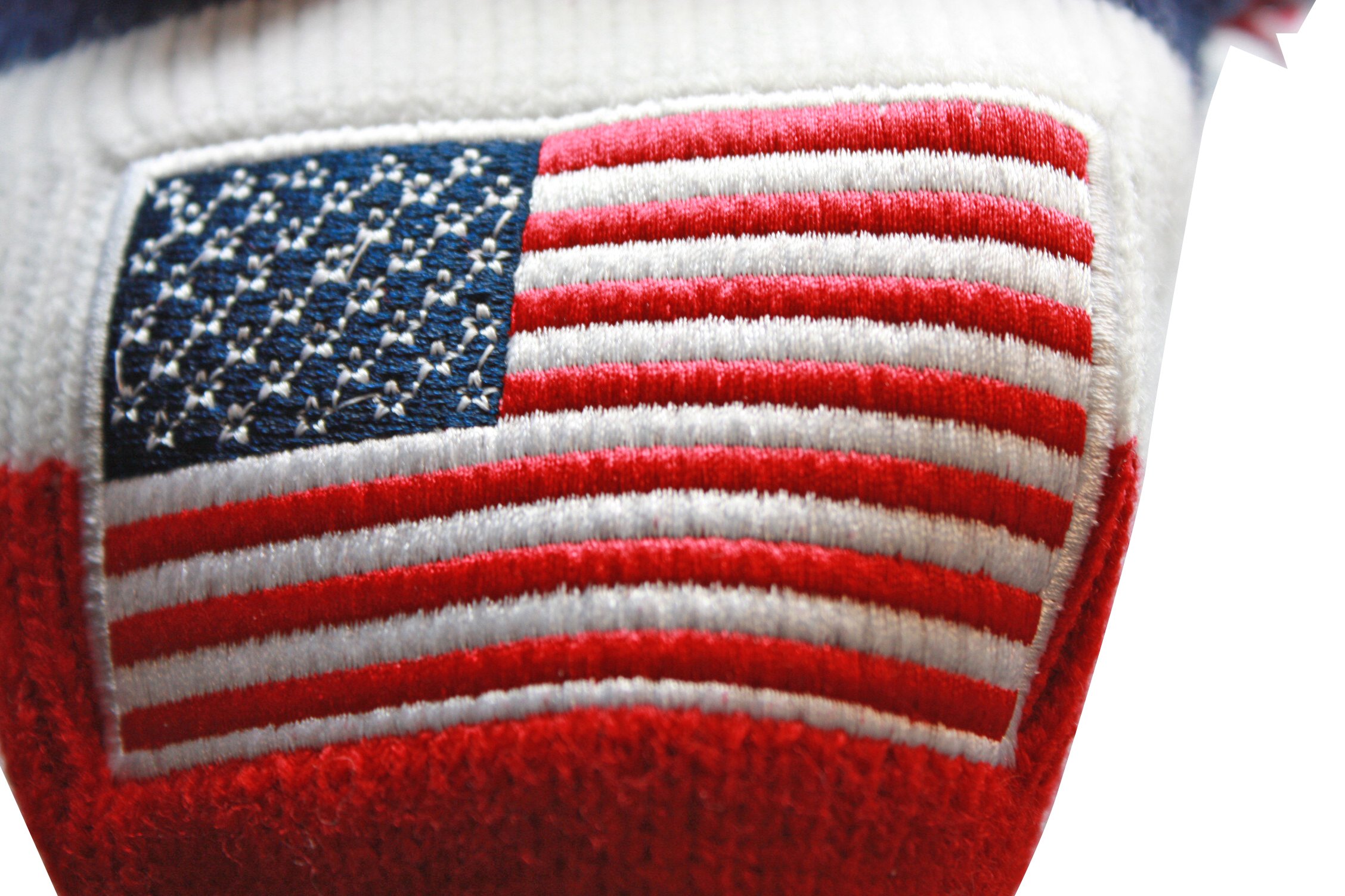 USA Majek #2 Hybrid Golf Pom Pom Knit Rescue Utility Club Head Cover