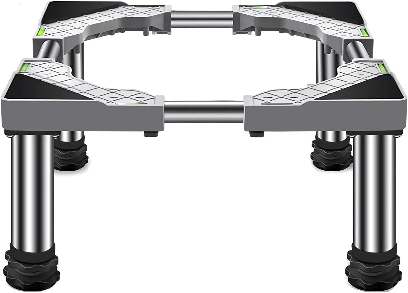 TAHNYC Washing Machine Stand, Multifunctional Adjustable Furniture Carrier, Stainless Steel heightened Universal Stand for Dryer Washing and Refrigerator, 4 ft