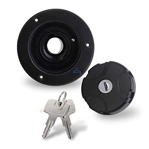 Water Inlet Leak Proof Motorhome Easy Install Retrofit With Keys Caravan Locking Gravity Filler Cap PP Sealing Modification Camping Trailer