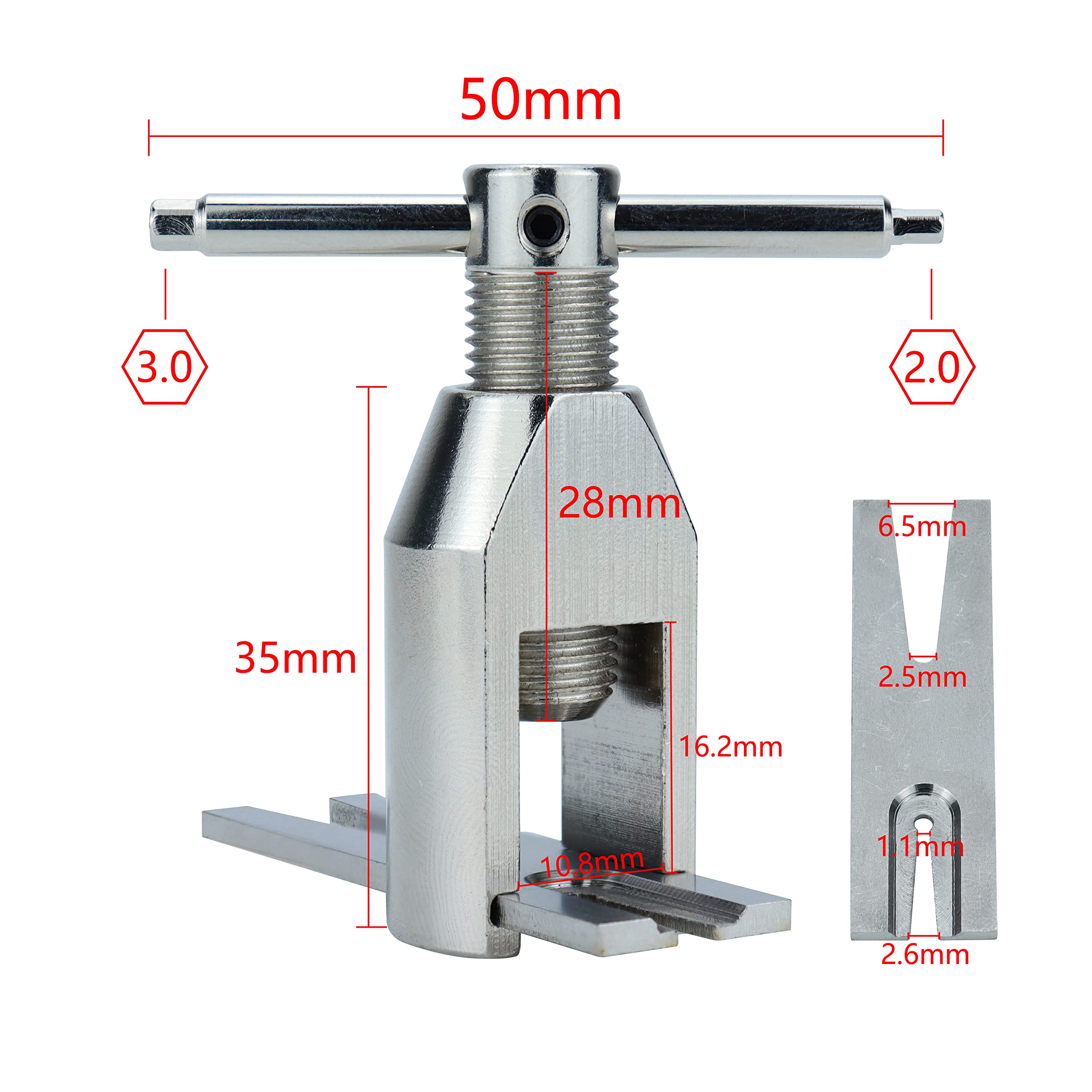 Stainless Steel Motor Gear Pinion Puller Remover Tools Set for RC Car Helicopter Boat Motor Pinion Parts Upgrade Repair Replacement Tool